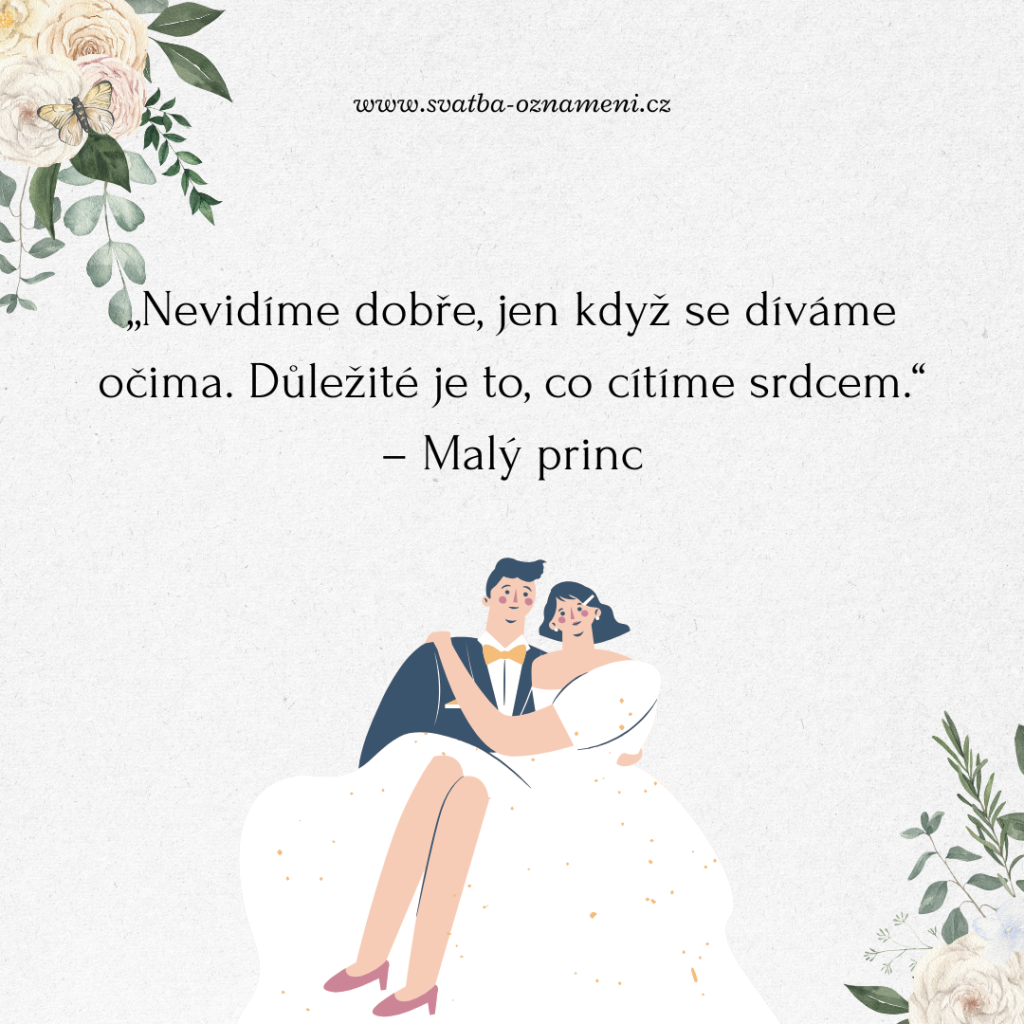 Nejkrásnější svatební citáty 150+ ️